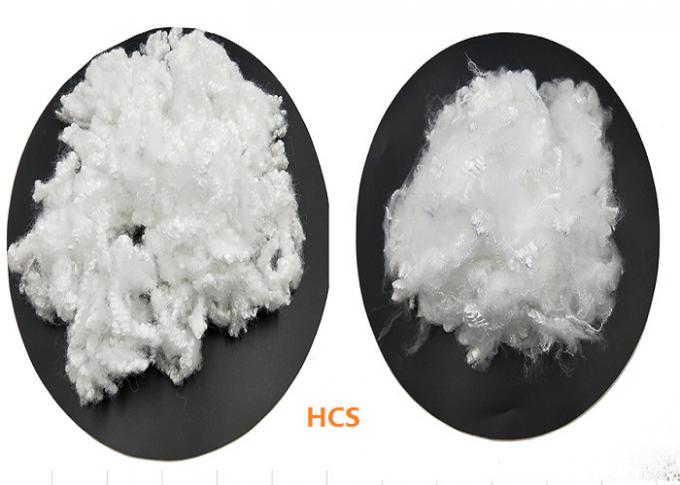 7Dx64mm Hollow Conjugated Siliconized Polyester Fiber For Filling Sofa ...