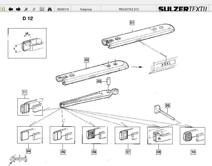 Projectile Gripper Smooth , With Groove,L/R knurled From 1000gram to ...